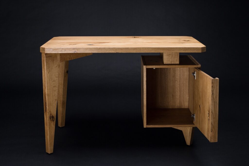 Rustic solid oak desk – Rustic Modern Furniture – Rustic tables for life