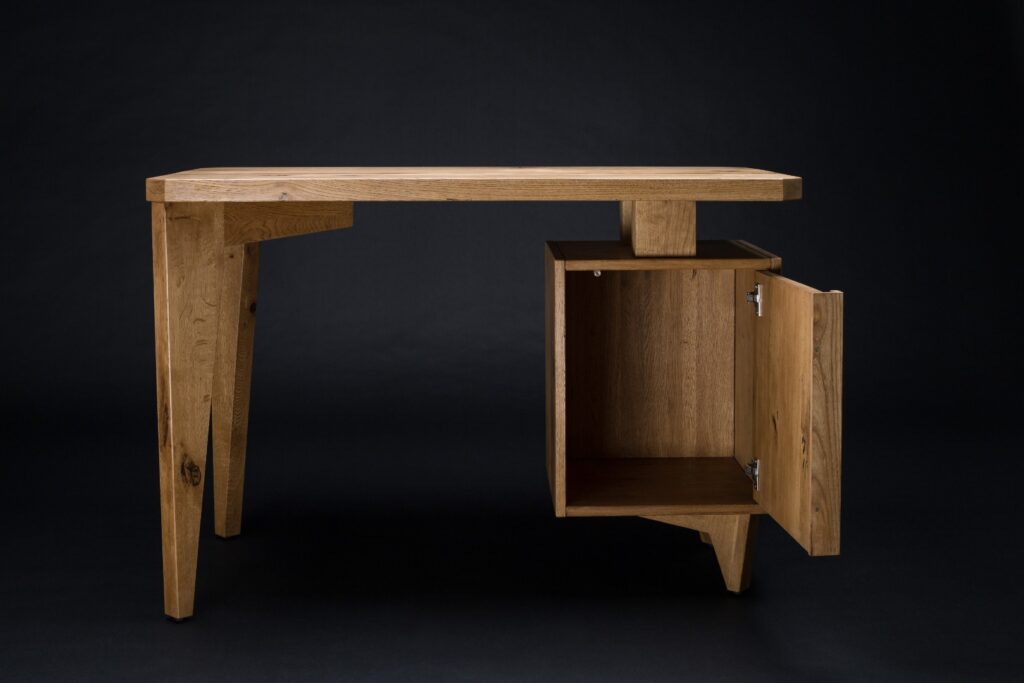 Rustic solid oak desk – Rustic Modern Furniture – Rustic tables for life